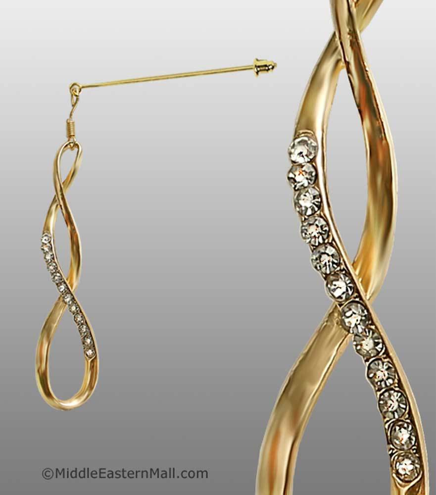 Infinity Hijab Pin # 18 in Gold-Tone – MiddleEasternMall