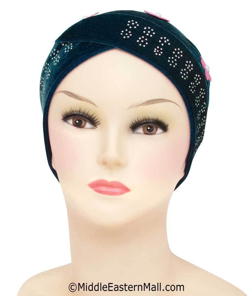 Velvet Venetian Turban Hijab Caps – MiddleEasternMall